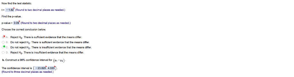 Solved Independent random samples from approximately normal | Chegg.com