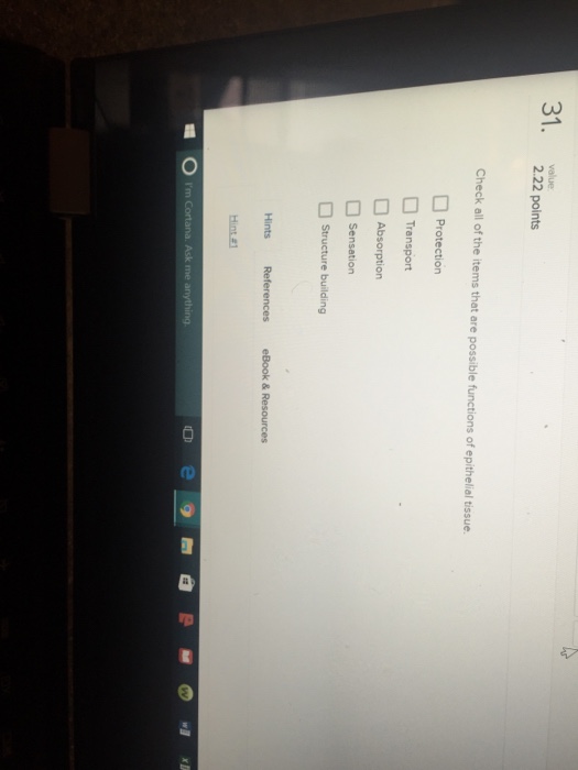Solved Check all of the items that are possible functions of | Chegg.com