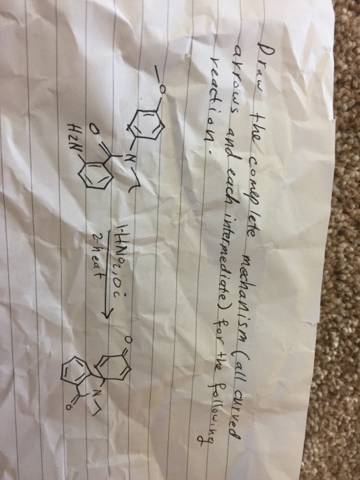 Solved Draw the complete mechanism (all curved arrows and | Chegg.com