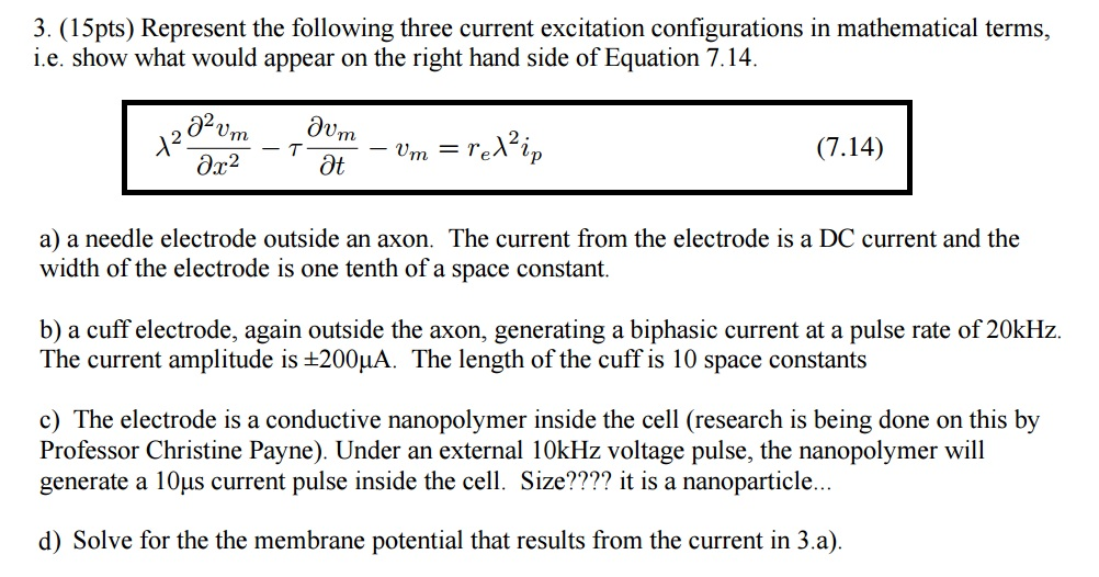 Represent the following three current excitation | Chegg.com