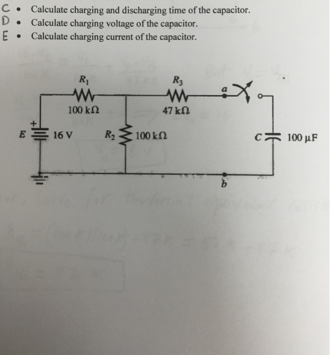 Solved Calculate charging and discharging time of the | Chegg.com