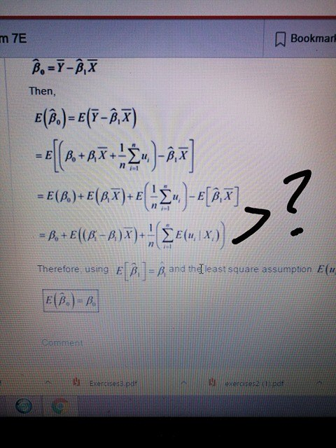 Solved beta_0 = Y - beta_1 X Then, E(beta_0) = E(Y - beta_1 | Chegg.com