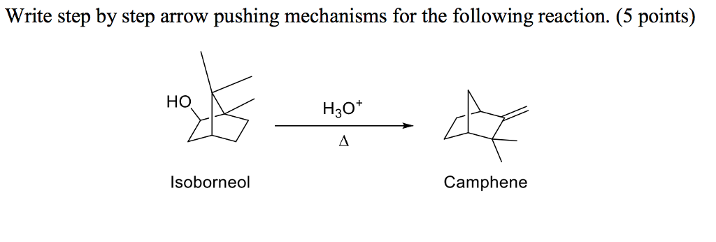 Solved Write step by step arrow pushing mechanisms for the | Chegg.com