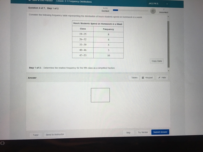 Solved Consider the following table representing the | Chegg.com