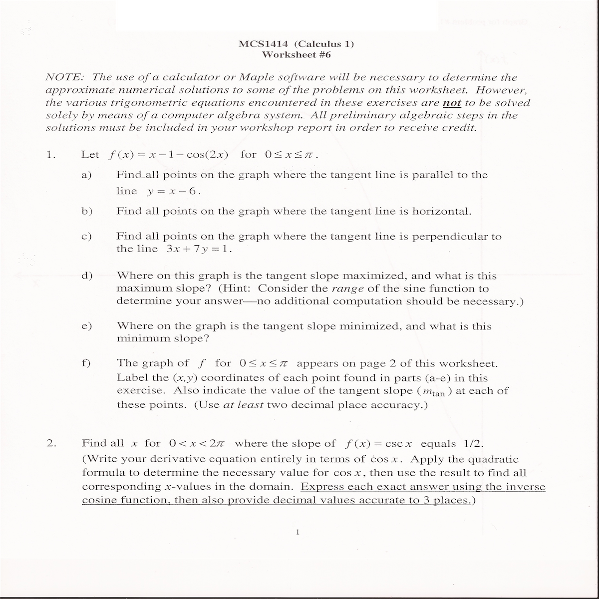 Solved NOTE: The use of a calculator or Maple software | Chegg.com