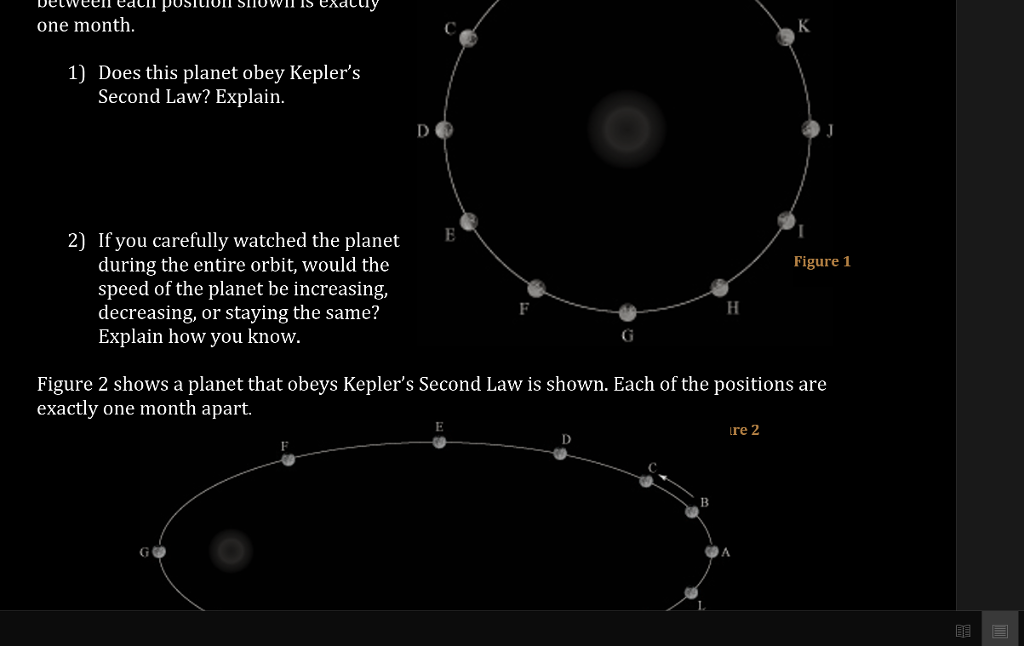 Laws Homework Kepler's Three Laws of Planetary Motion | Chegg.com