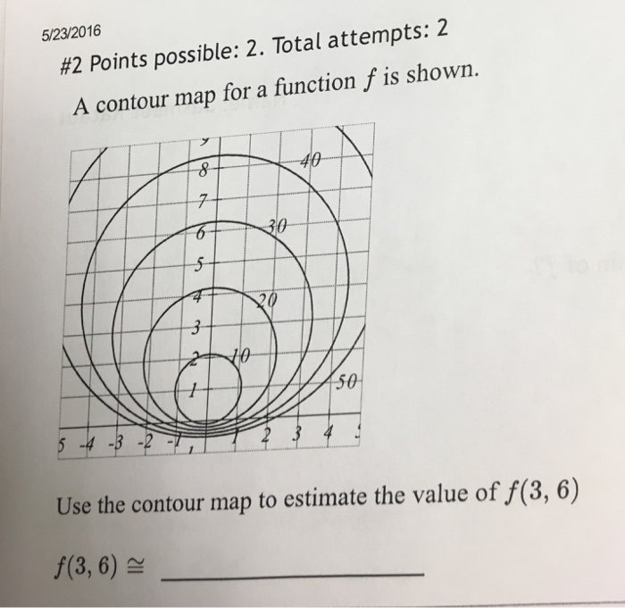 Solved A Contour Map For A Function F Is Shown Use The 