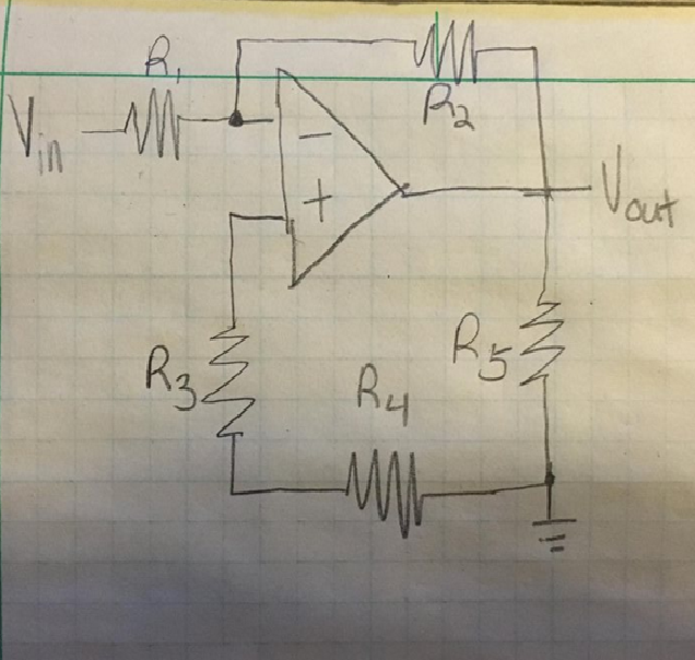 Solved Find an expression for Vout in terms of Vin for the | Chegg.com