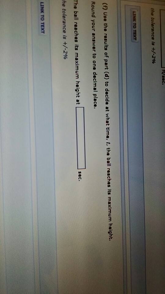 Solved ignment Chapter 2, Section 2.1, Question 029 A ball | Chegg.com