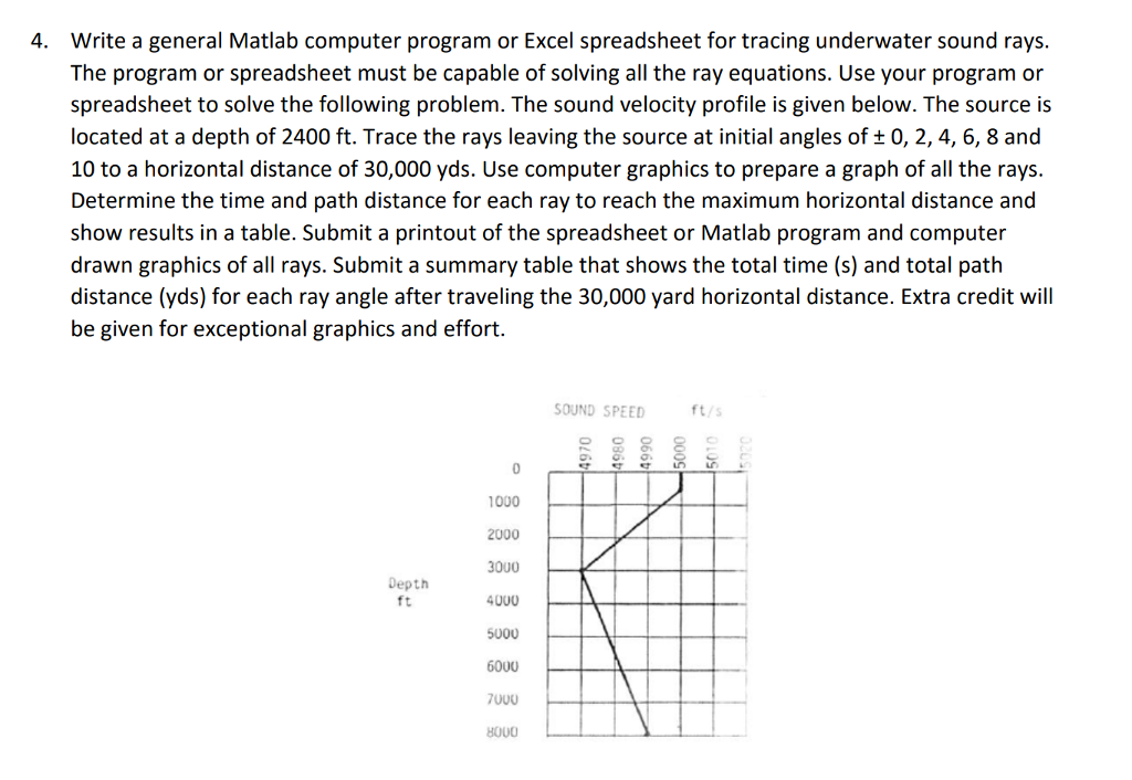 Write A General Matlab Computer Program Or Excel 8184