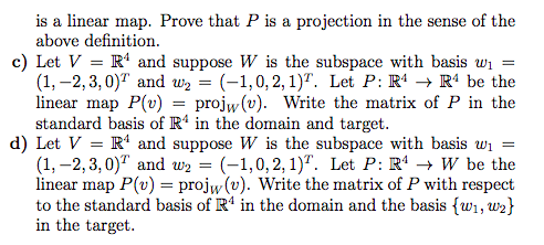 Solved Problem 7. Let V be a vector space. A linear map T: V | Chegg.com