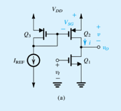 Solved Consider the common-source amplifier with a current | Chegg.com