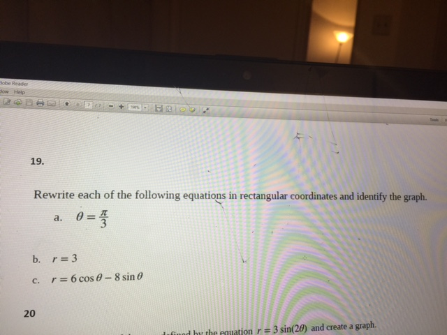 Solved 19. Rewrite each of the following equations in | Chegg.com
