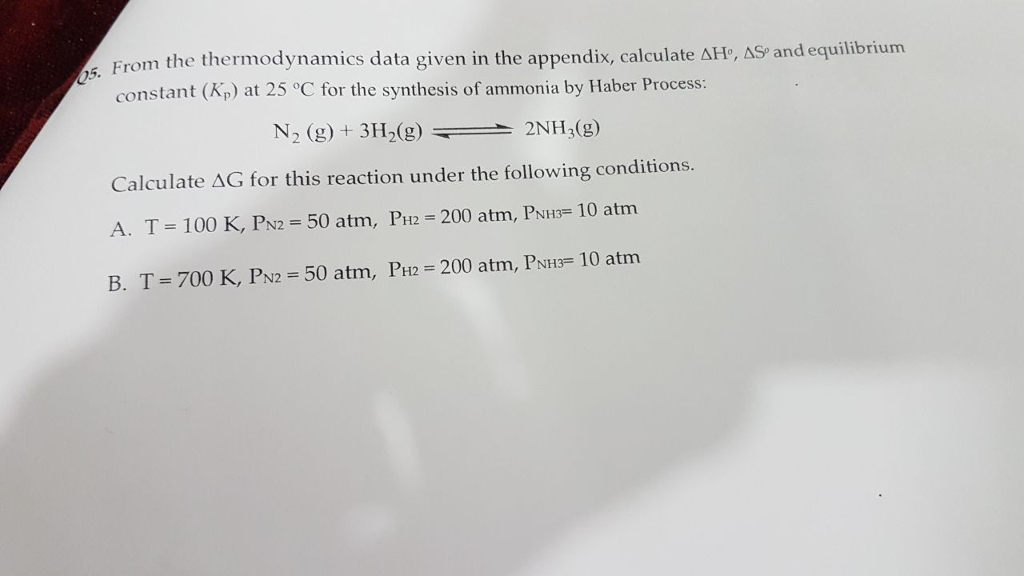 Solved Here are the delta H, delta S and delta G values from | Chegg.com