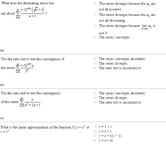 Solved What does the alternating series test say about use | Chegg.com