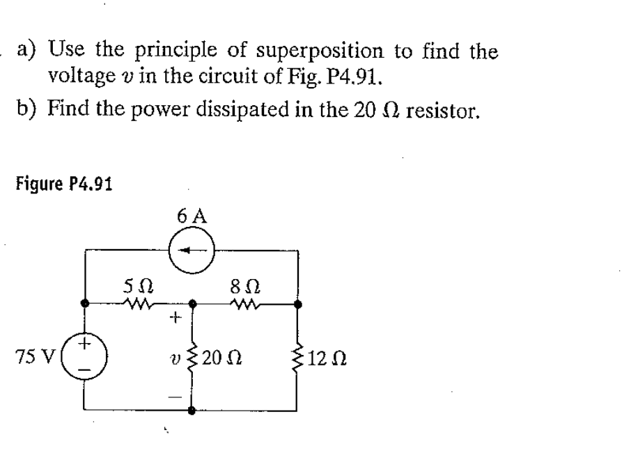 Solved Use the principle of superposition to find the | Chegg.com