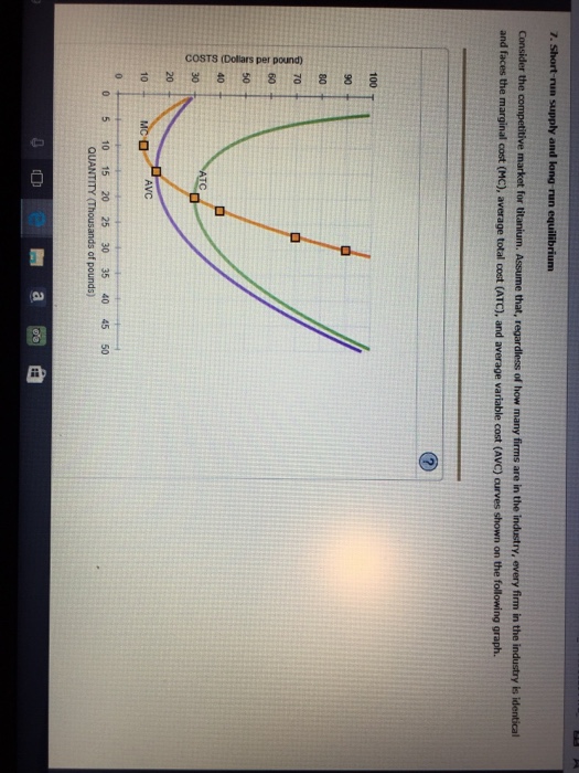 Solved 6. Deriving the short-run supply curve consider the | Chegg.com