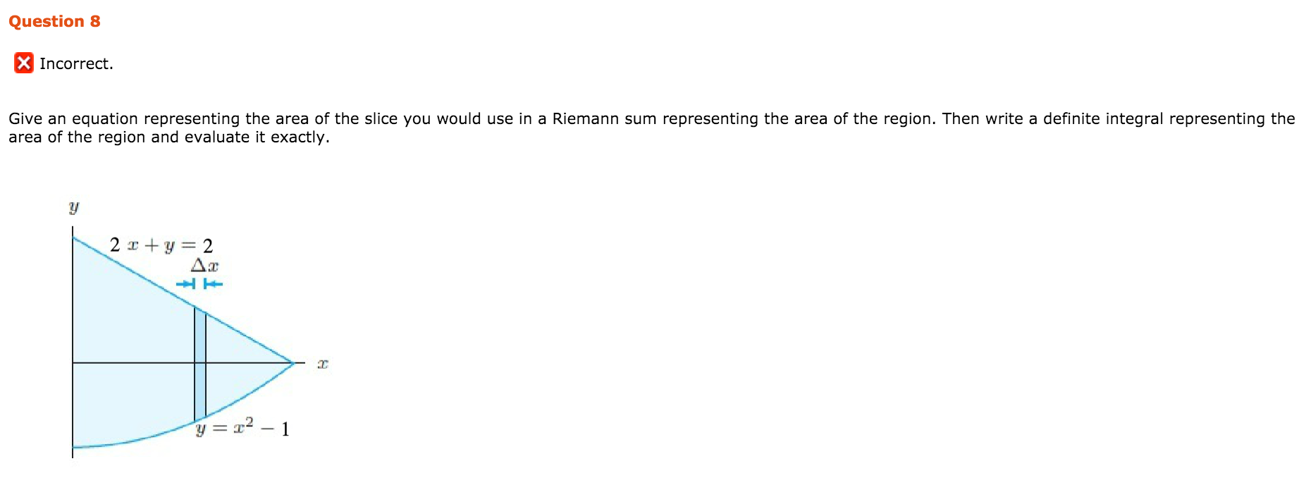 Solved Give an equation representing the area of the slice | Chegg.com