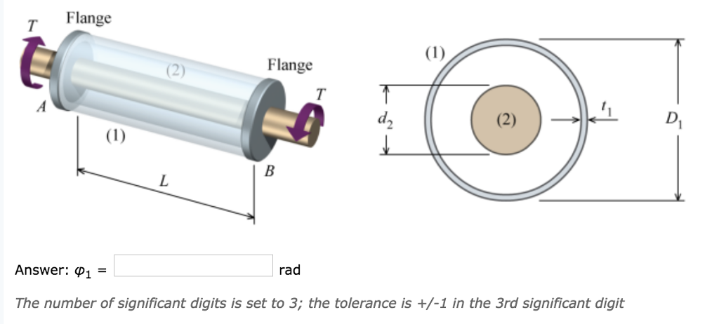 Solved A solid 30-mm-diameter brass [G = 47 GPa] shaft (2) | Chegg.com
