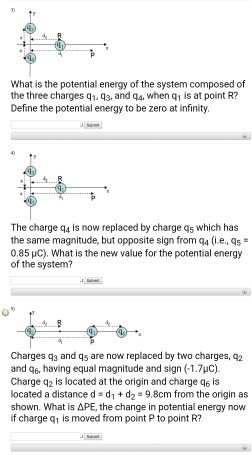 Solved A point charge q2 1.7 pC is fixed at the origin of a | Chegg.com