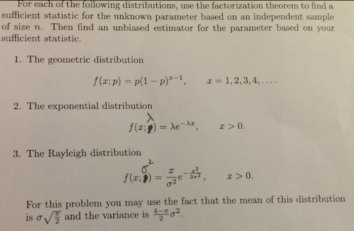 Solved For each of the following distributions, use the | Chegg.com