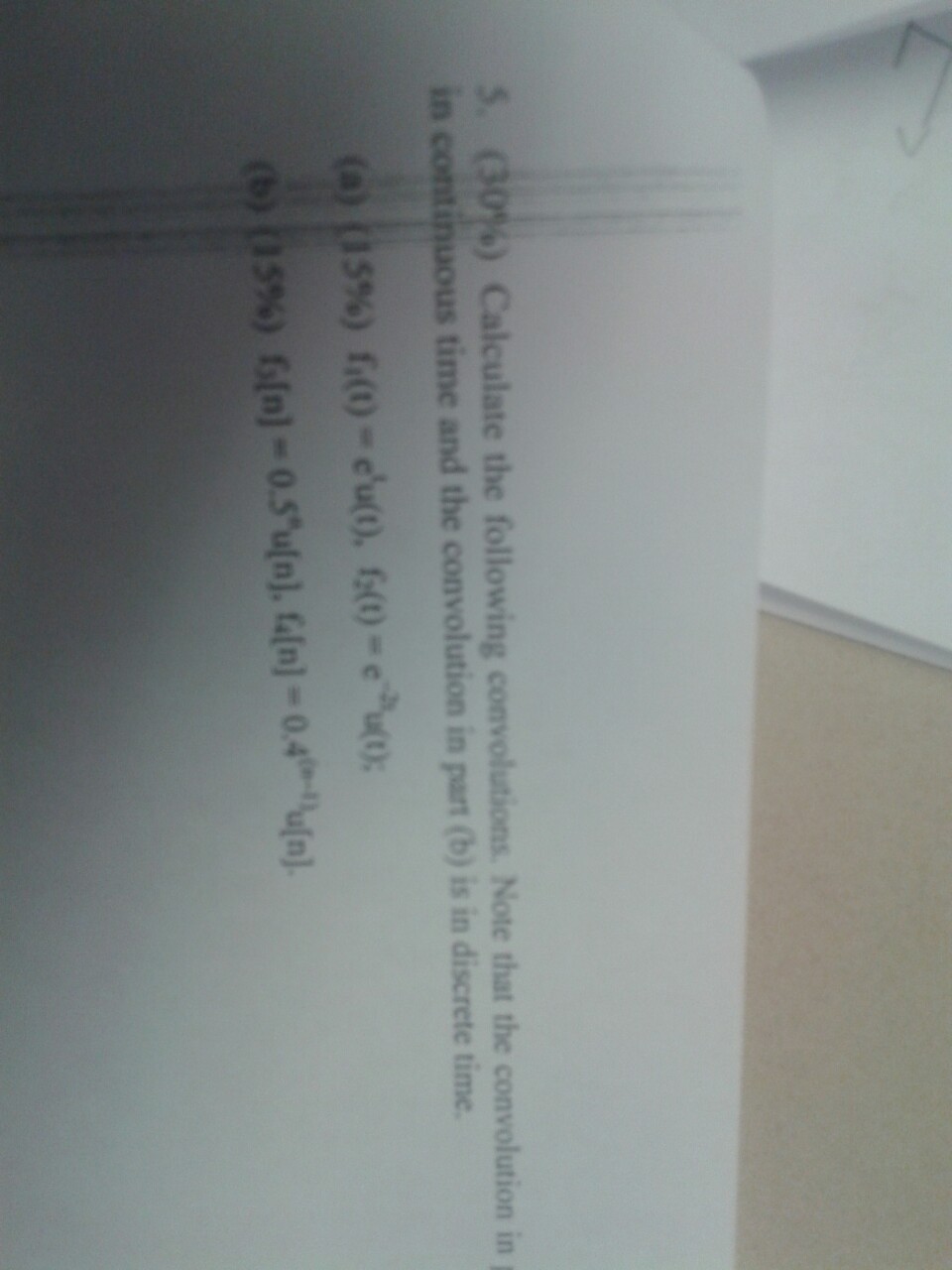 Solved convolutions. Note that the convolution in 5-03(%) | Chegg.com | Chegg.com