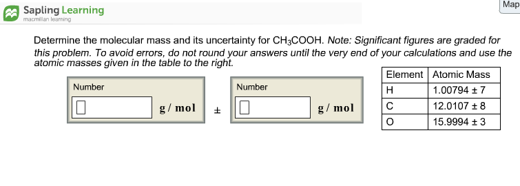 Solved Map apling Learning Determine the molecular mass and | Chegg.com Solved Map apling Learning Determine the molecular mass and | Chegg.com