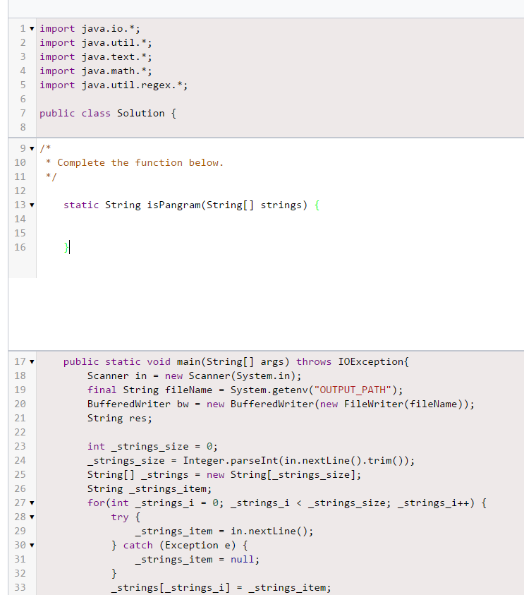 Solved A pangram is a word or sentence that contains every | Chegg.com