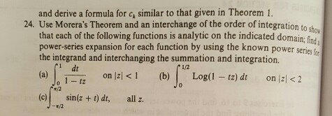 and derive a formula for ch similar to that given in | Chegg.com