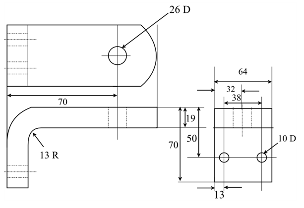Solved The trailer hitch shown in Figure 1 and Figure 1-1 | Chegg.com