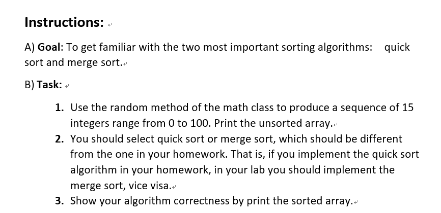 Solved Instructions: A) Goal: To get familiar with the two | Chegg.com