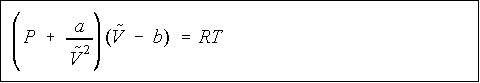 Solved Solve for V hat. V hat = ? P + a/V^2 (V - b) = RT | Chegg.com