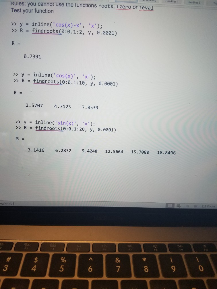 Solved Normal No Spacing Heading 1 Heading 2 Part 2: | Chegg.com