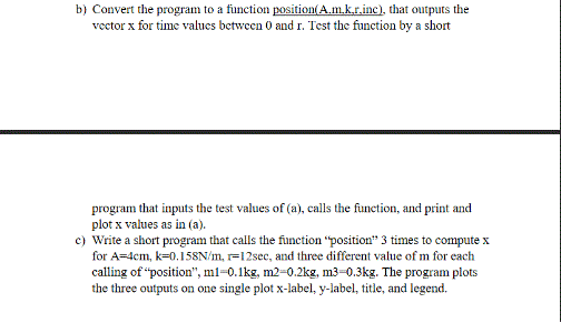 Solved Please Help USE MATLAB....AS SOON AS POSSIBLE | Chegg.com