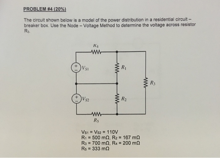 Solved The circuit shown below is a model of the power | Chegg.com