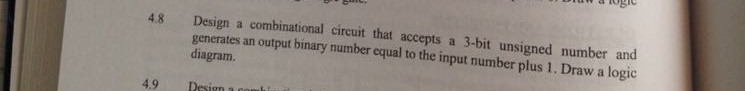 Solved Design a combinational circuit that accepts a 3-bit | Chegg.com