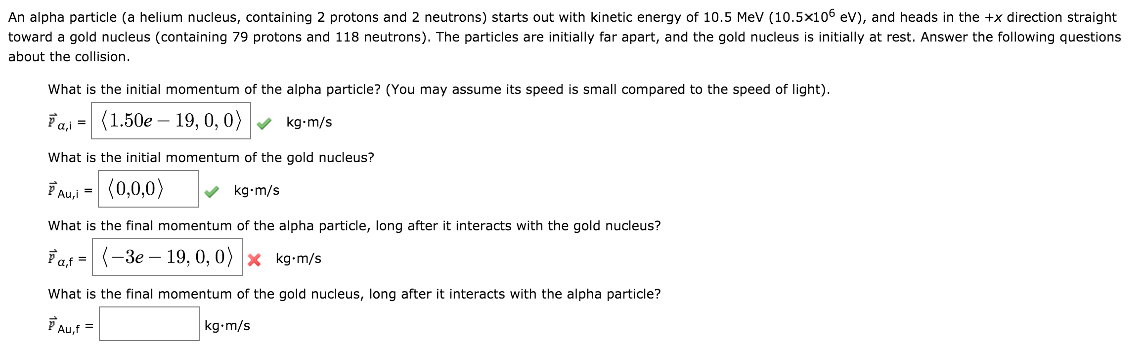 Solved An alpha particle (a helium nucleus, containing 2 | Chegg.com
