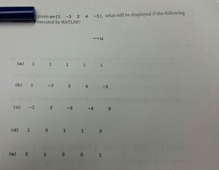 Solved 4-5], what will be displayed ifthe following Given u | Chegg.com