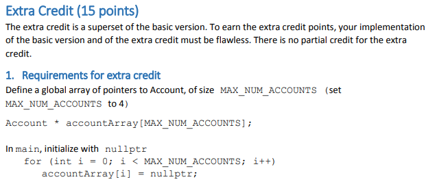 HW7 (Graded out of 100) Design a bank account class | Chegg.com