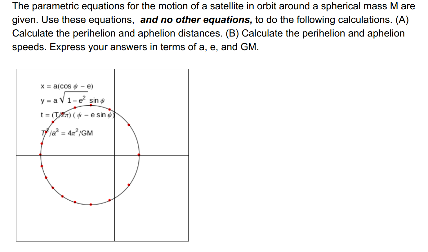 Solved The parametric equations for the motion of a | Chegg.com