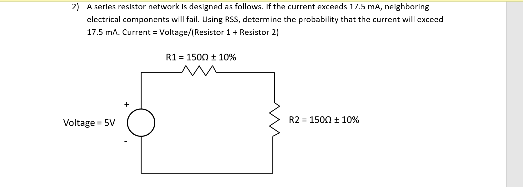 Solved A series resistor network is designed as follows. If | Chegg.com