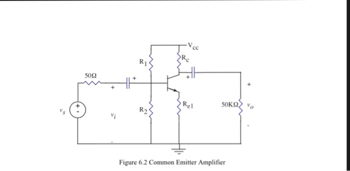 1. Refer to figure 6.2. Using the 2N2222A transistor, | Chegg.com