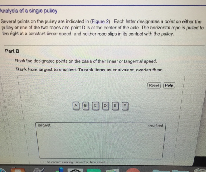 Solved Linear and Rotational Kinematics Ranking Task The | Chegg.com