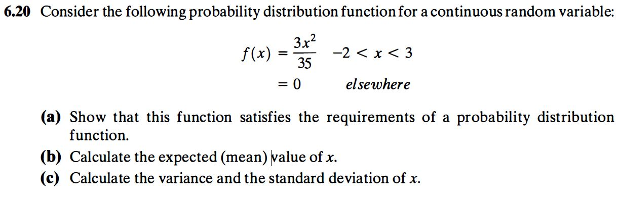 Solved Consider the following probability distribution | Chegg.com