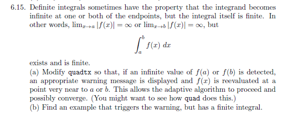 6.15. Definite integrals sometimes have the property | Chegg.com