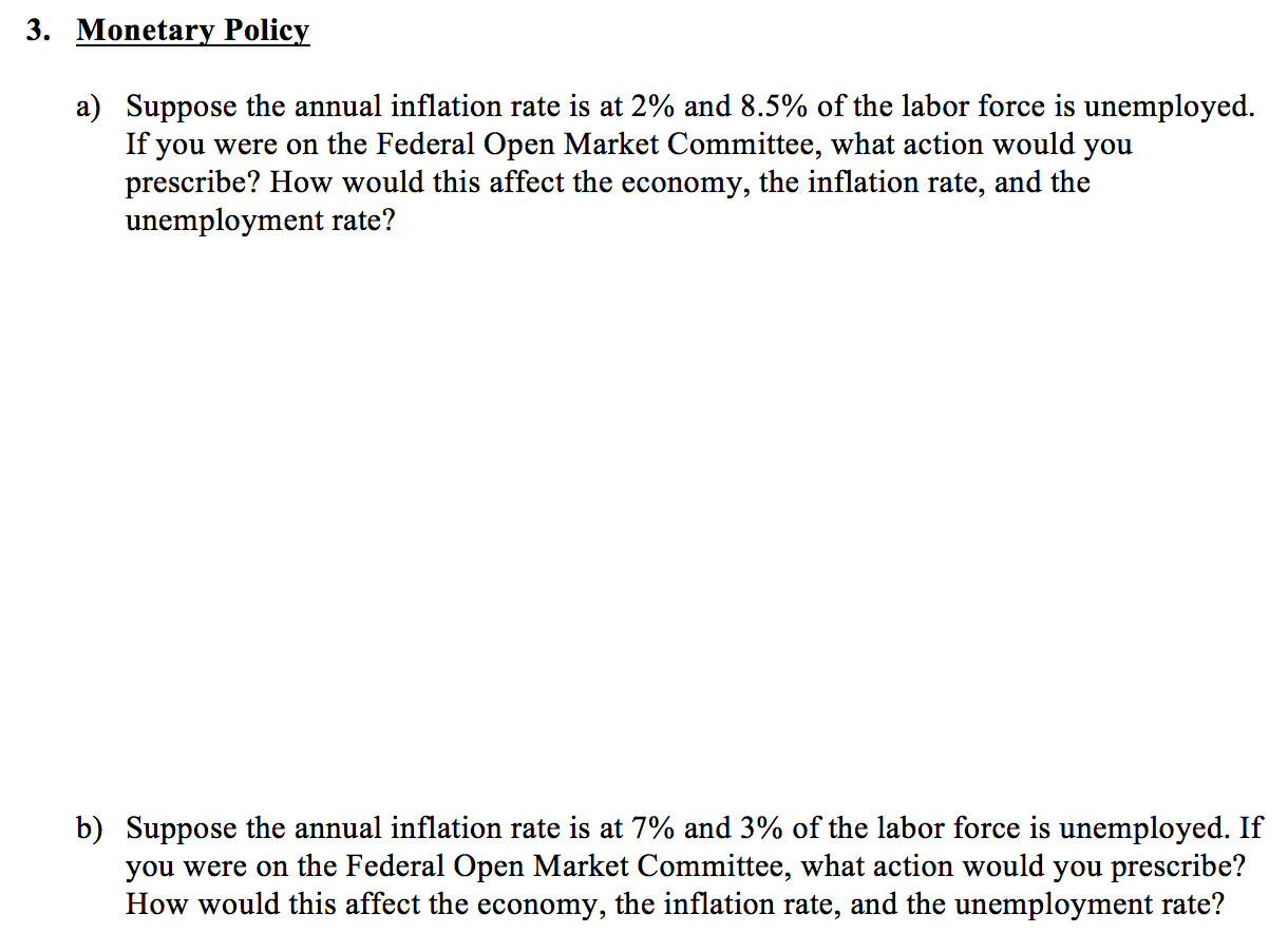 Solved Suppose the annual inflation rate is at 2% and 8.5% | Chegg.com