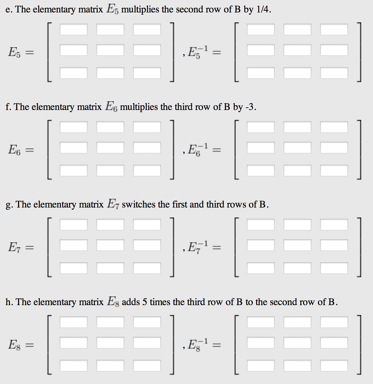 Suppose that: A = B = Given the following | Chegg.com
