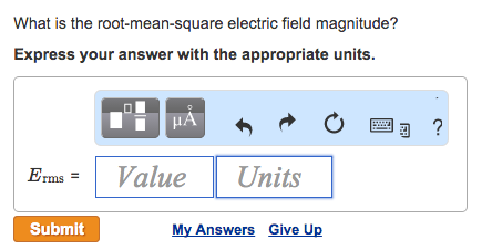 Solved An electromagnetic wave has root-mean-square magnetic | Chegg.com
