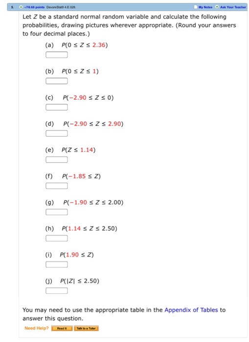 Solved Let Z be a standard normal random variable and | Chegg.com