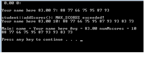 Solved Need help with a simple C++ lab. The specifications | Chegg.com
